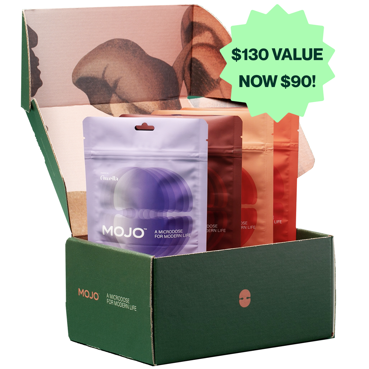 Brain Boost Gummies - Mojo Holiday Bundle by Mojo | Mushroom Dosed Gum ...